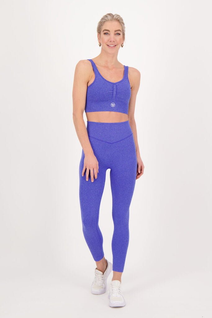 Rib Scrunch BH Royal Blue - FITTwear.nl